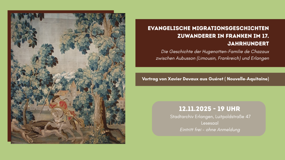 Evangelische Migrationsgeschichten - Zuwanderer in Franken im 17. JahrhundertDie Geschichte der ...